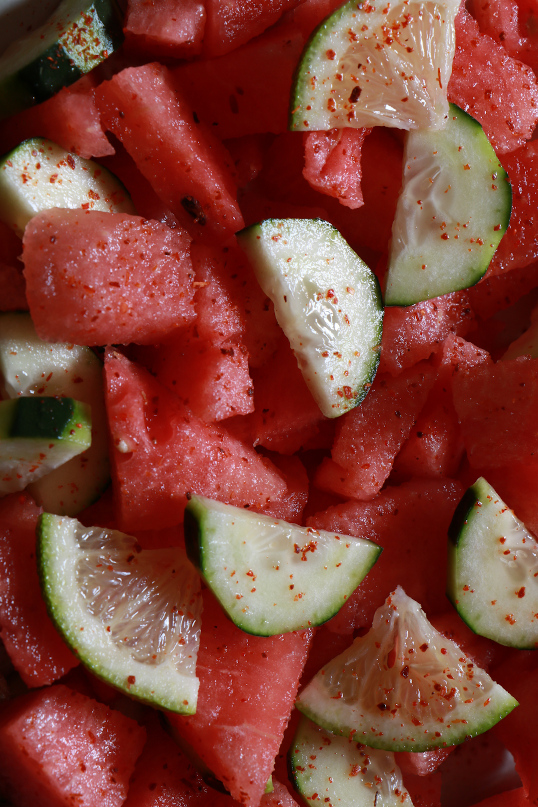 Spicy Watermelon Salad | Healthy Recipes And Lifestyle By Megounista